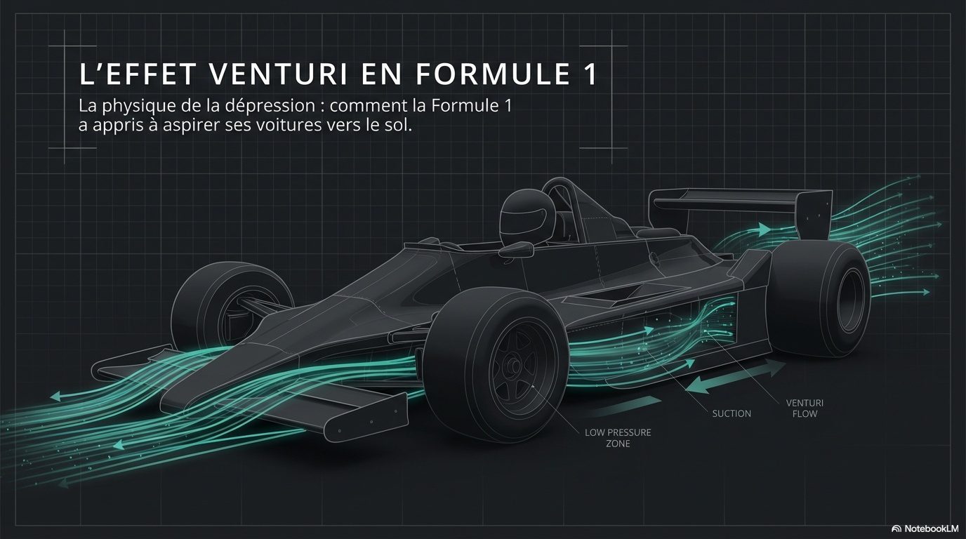 L'Effet Venturi en Formule 1 : le principe qui a tout changé